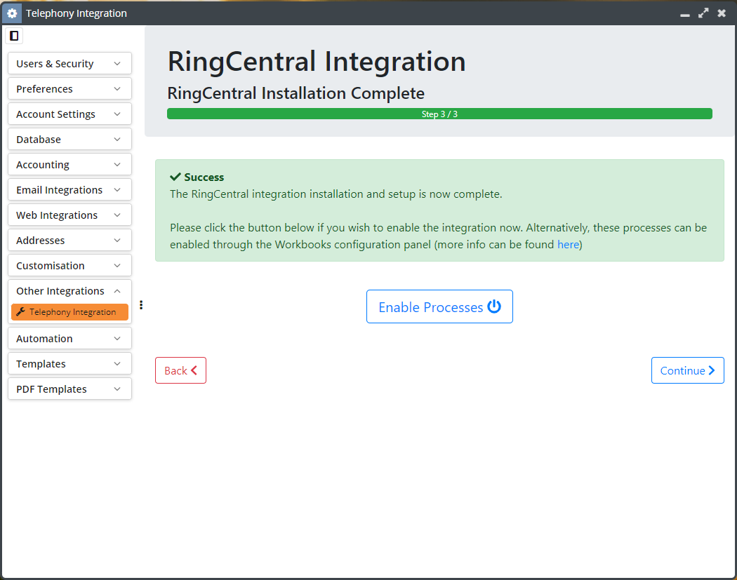 Installation | Workbooks CRM Support